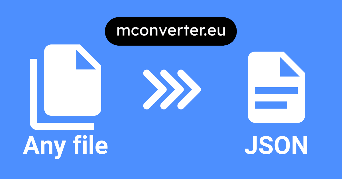 Batch Convert to JSON Online • MConverter