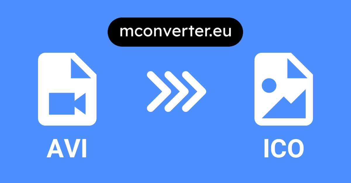 AVI to ICO Converter • Online & Free • MConverter