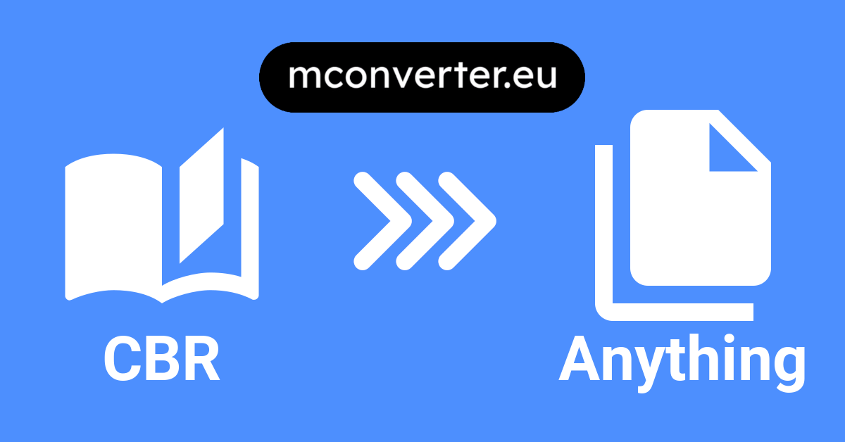 CBR Converter • Online & Free • MConverter