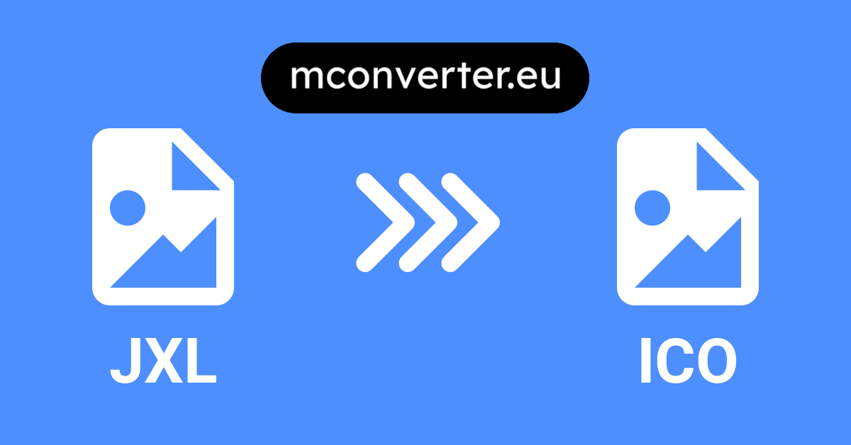 JPEG XL (JXL) to ICO Converter • Online & Free • MConverter