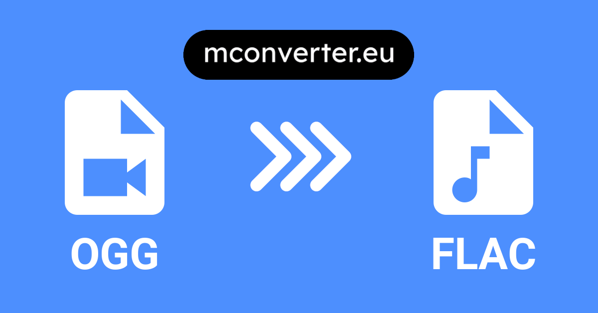 OGG to FLAC Converter • Online & Free • MConverter