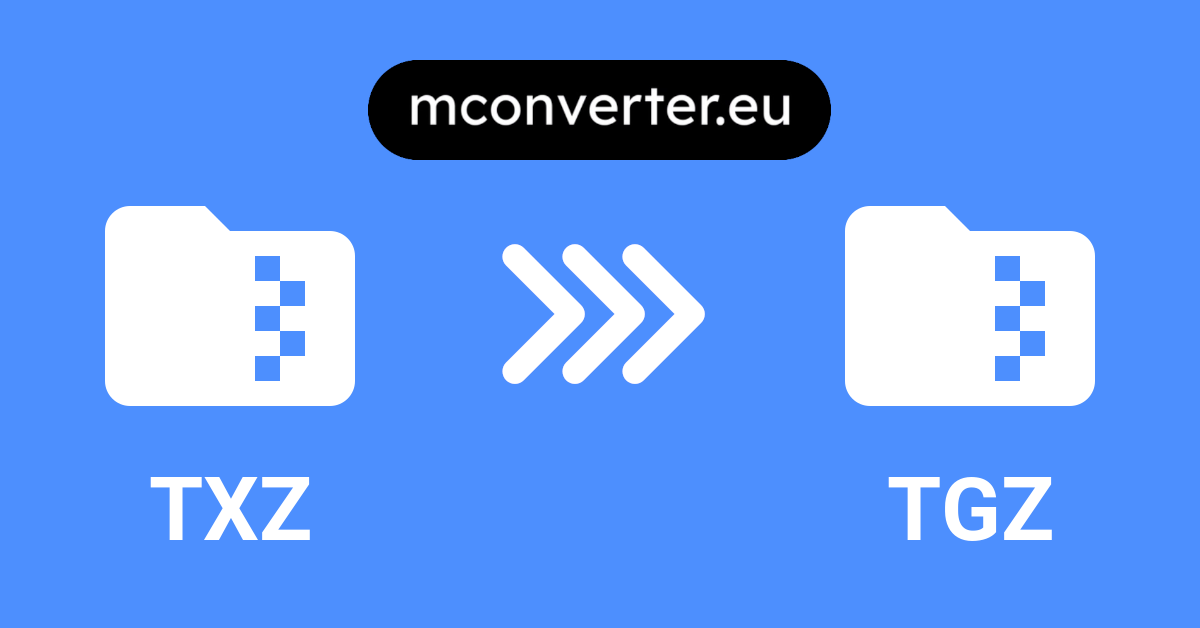 TXZ to TGZ Converter • Online & Free • MConverter