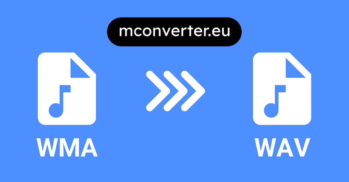 WMA to WAV Converter • Online & Free • MConverter